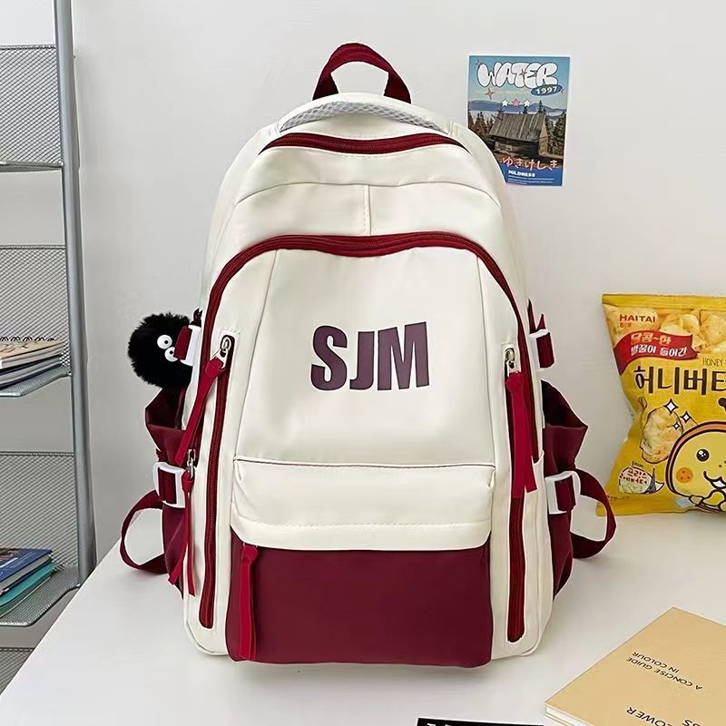Vintage High School Student Large Capacity Backpack for Middle School ...