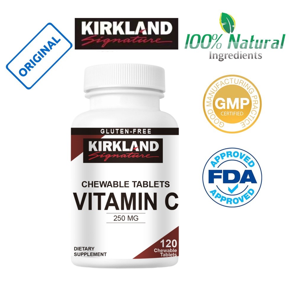 KIRKLAND Vitamin C Chewable Tablets Supports The Immunity and Prevent ...