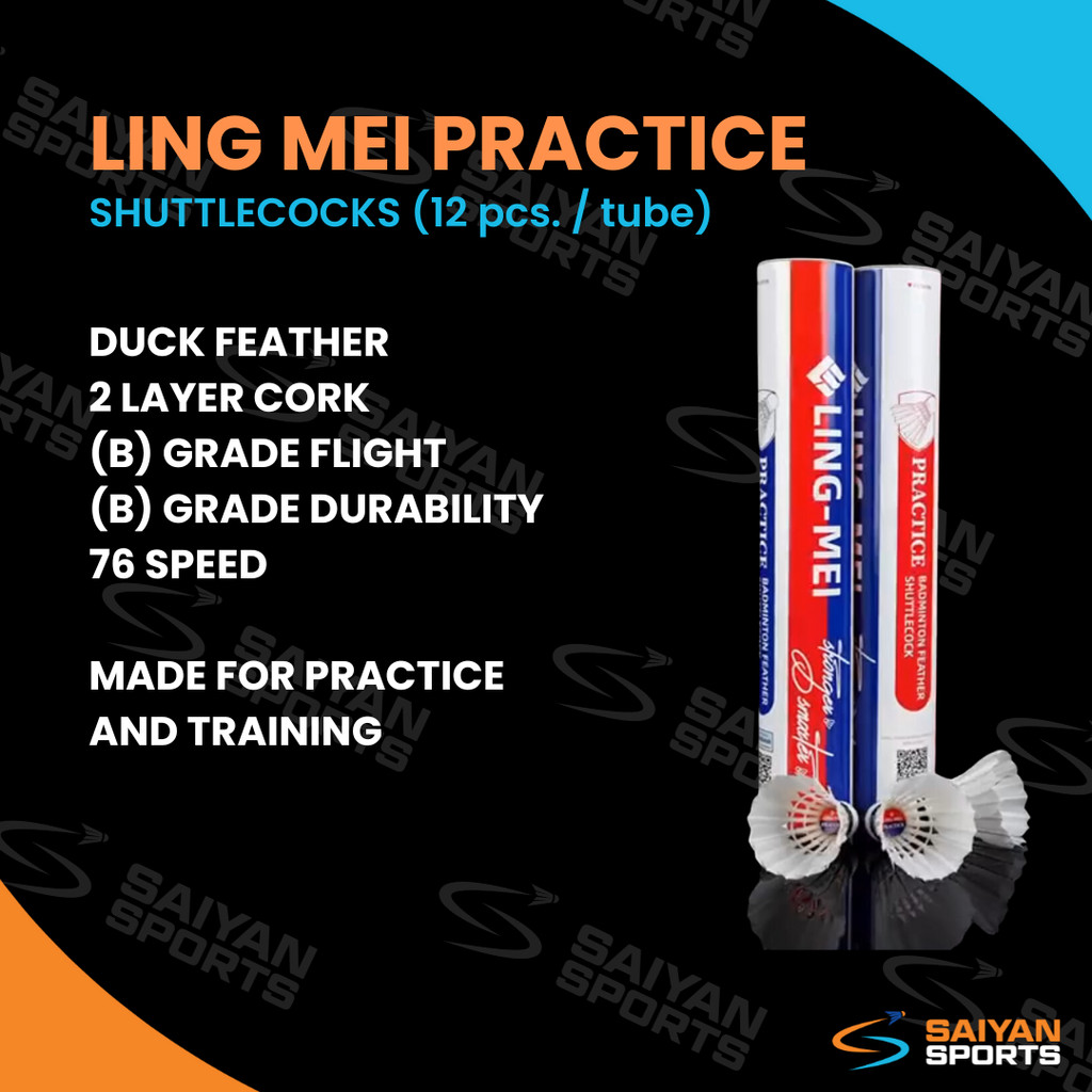 Ling Mei Practice Badminton Shuttlecock (New Model for Training ...