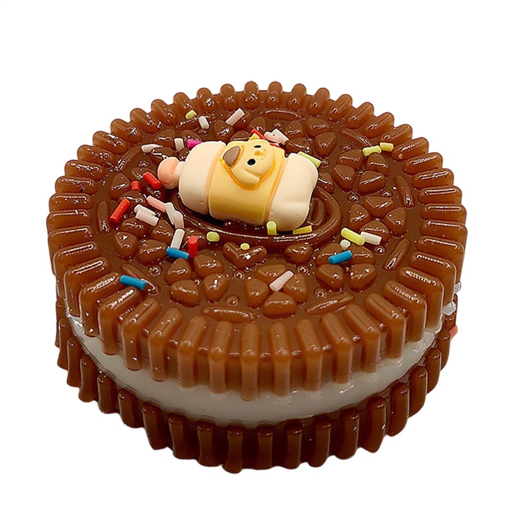 Biscuit Stress Relief Toy Sensory Squeezing Stretch Toy Slow Rebound ...
