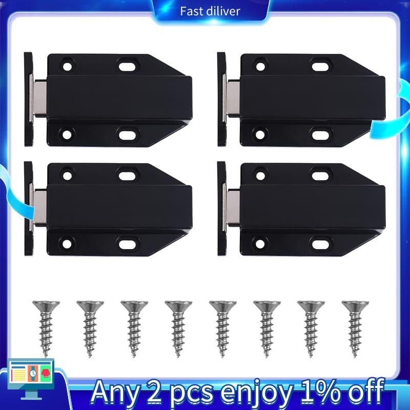 Push Latch Heavy Duty 4 Pack Push to Open Cabinet Hardware Magnetic ...