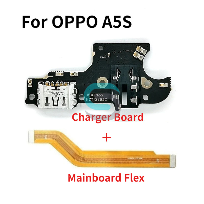 USB Board Charger Charging Dock Port Connector Flex Cable For OPPO A5S Mainboard Main Board Flex ...