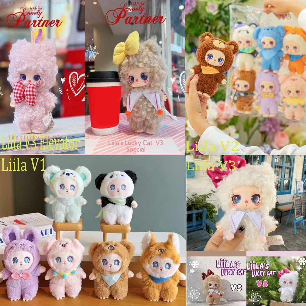 Baby Three Liila V3/V2/V1 Lucky Cat Random box 1 piece blind box doll ...