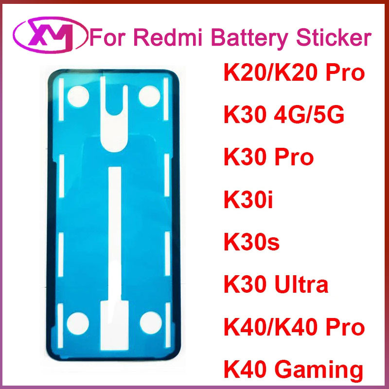 Back Battery Cover Adhesive Glue For Xiaomi Redmi K20 K30 K40 Pro Plus+ ...