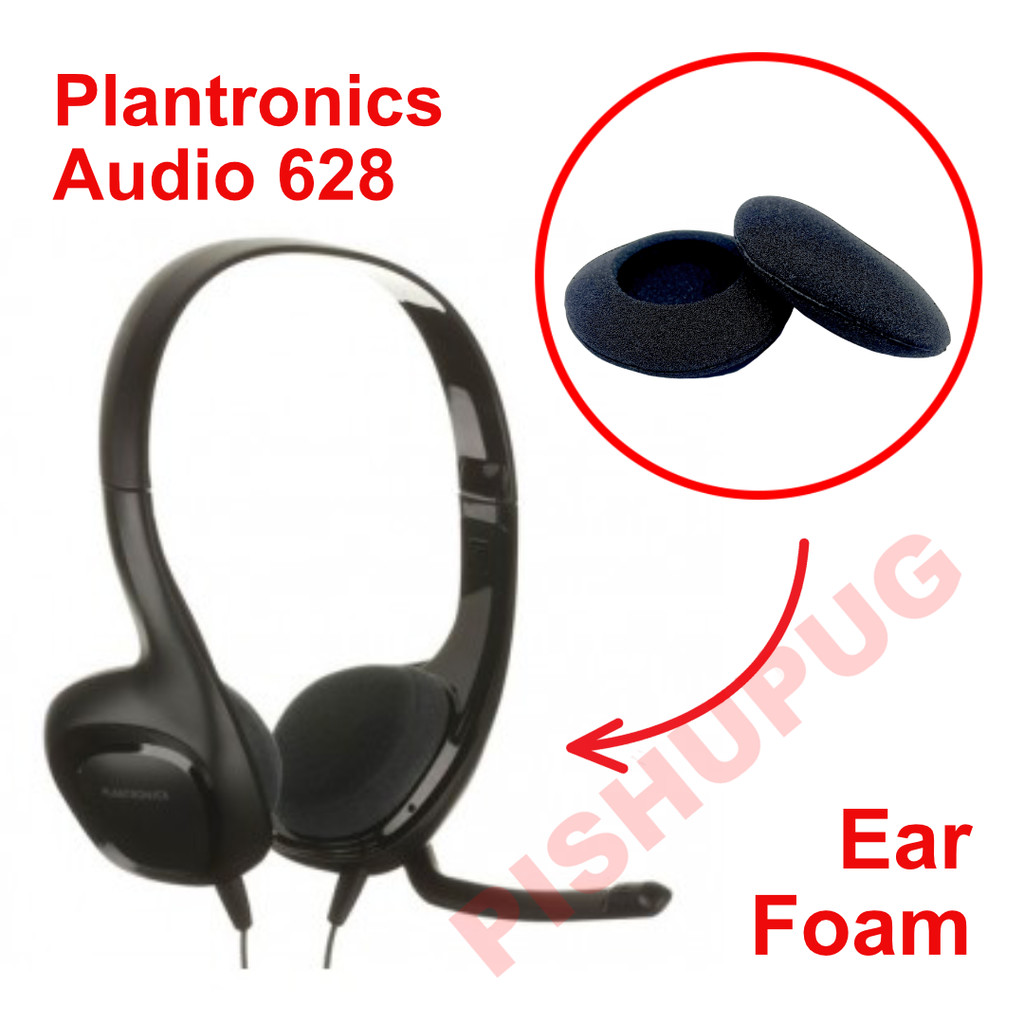 Headset Ear Foams Replacement For Plantronics 628 Audio Pads Cushion ...