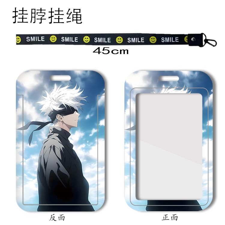 Jujutsu Kaisen Satoru Gojo Custom Card Holder Student's School Badge ...