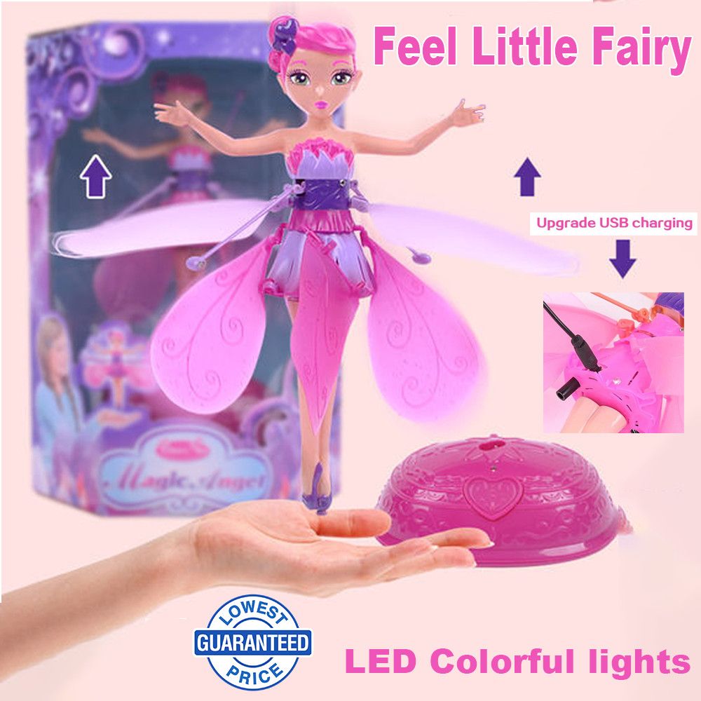 【COD】Flying Fairy Doll Toy Magical Wing Infrared Induction Control ...