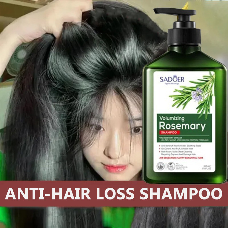 Rosemary Volumizing Shampoo Anti-hair Loss Anti-Dandruff Anti-Itch ...