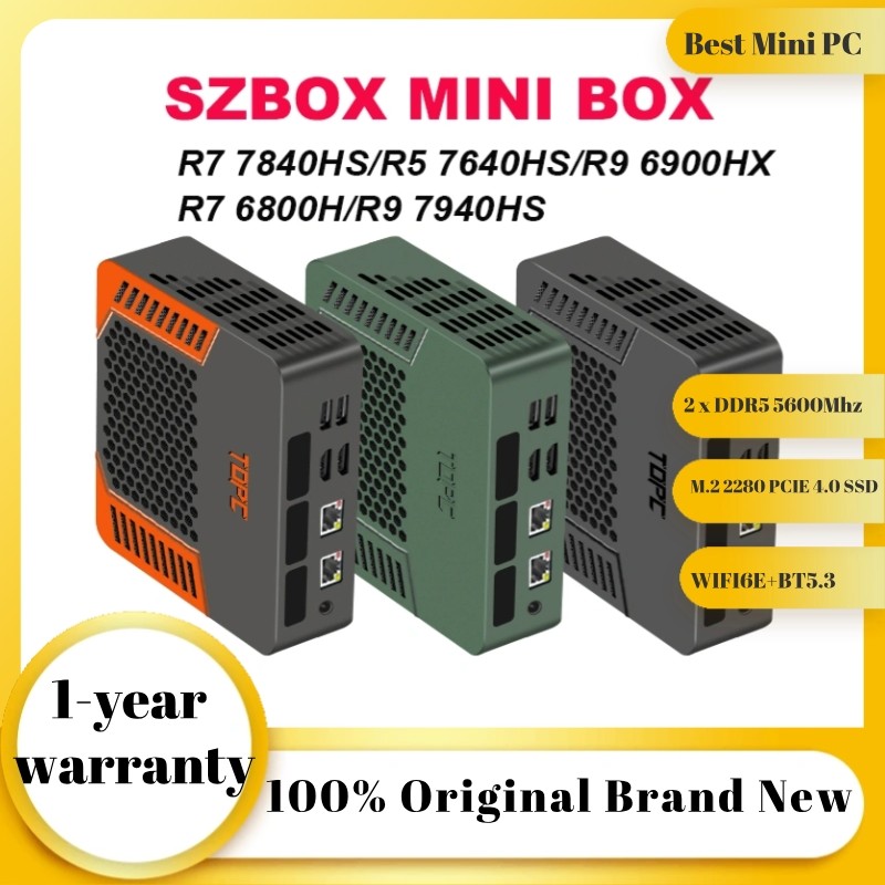TOPC MINI PC AMD Ryzen 9 7940HS/Ryzen 7 7840HS/Ryzen 5 7640HS/Ryzen 9 ...