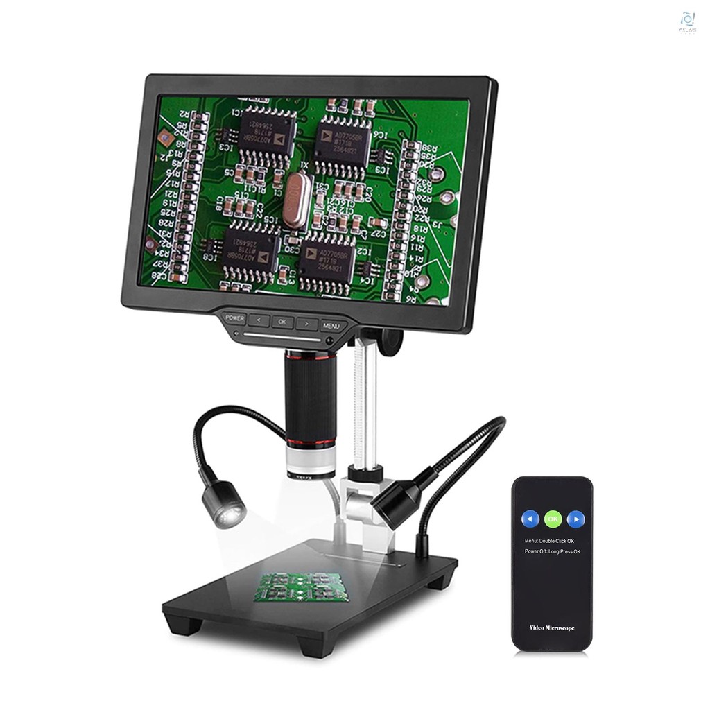 Top ⭐ Digital Microscope 10.1-inch LCD USB Digital Microscope 1080P ...