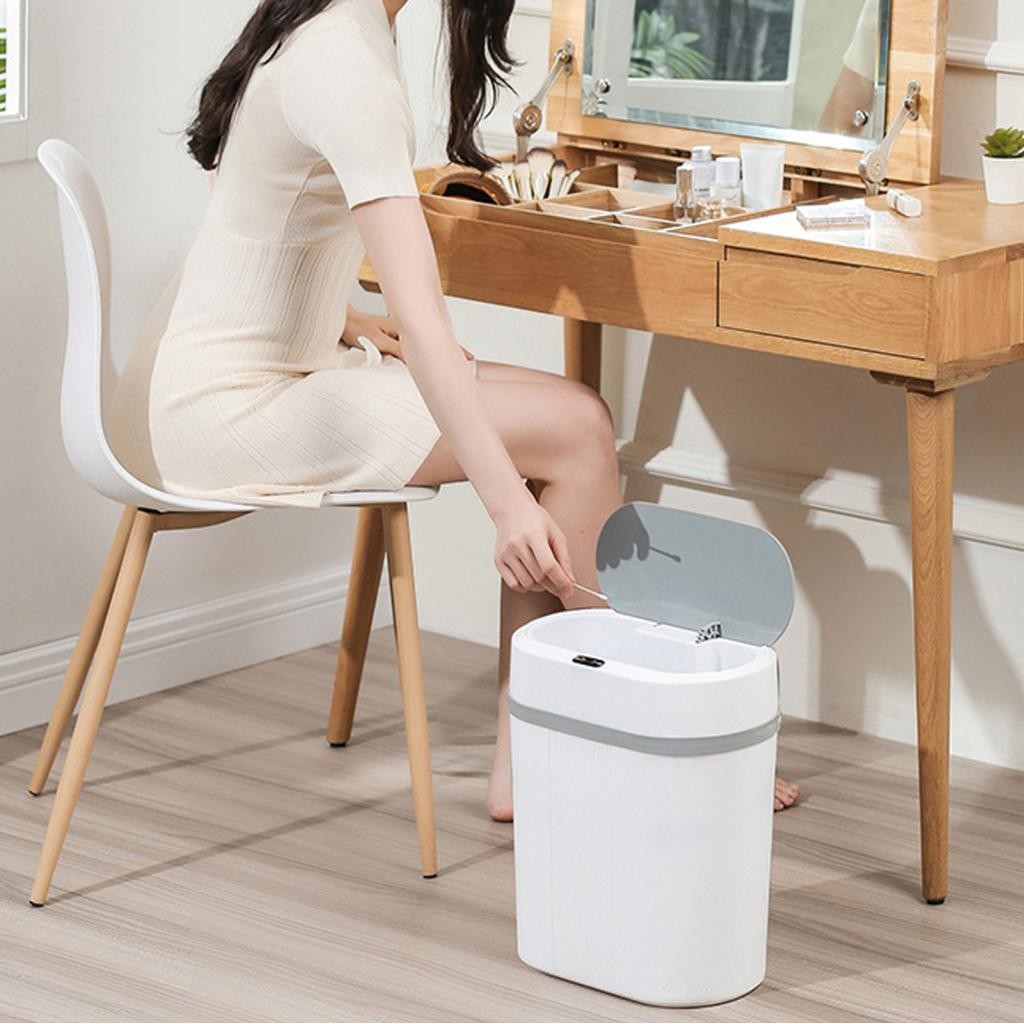 HG 12L Smart Trash Can Battery Powered Motion Sensor Automatic ...
