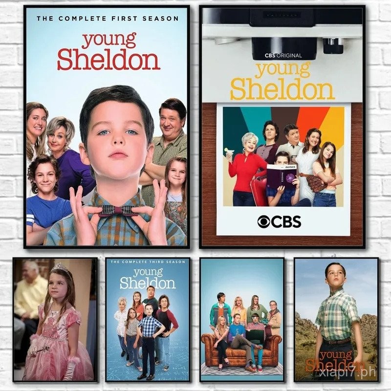 Young Sheldon TV Series Movie HD Poster Art Print Home Living Room ...