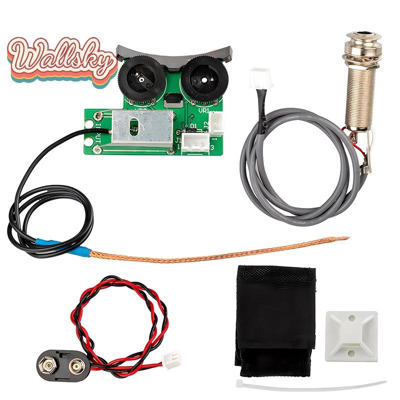 Wallsky> Acoustic Guitar Pickup System For VT1 Tail Nail Pickup EQ DIY ...