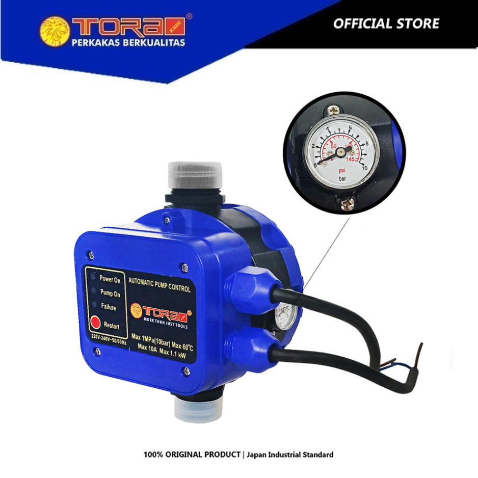 TORA Automatic Water Pump 10 Ampere 10 Bar - Automatic Pump Pressure Switch | Shopee Philippines