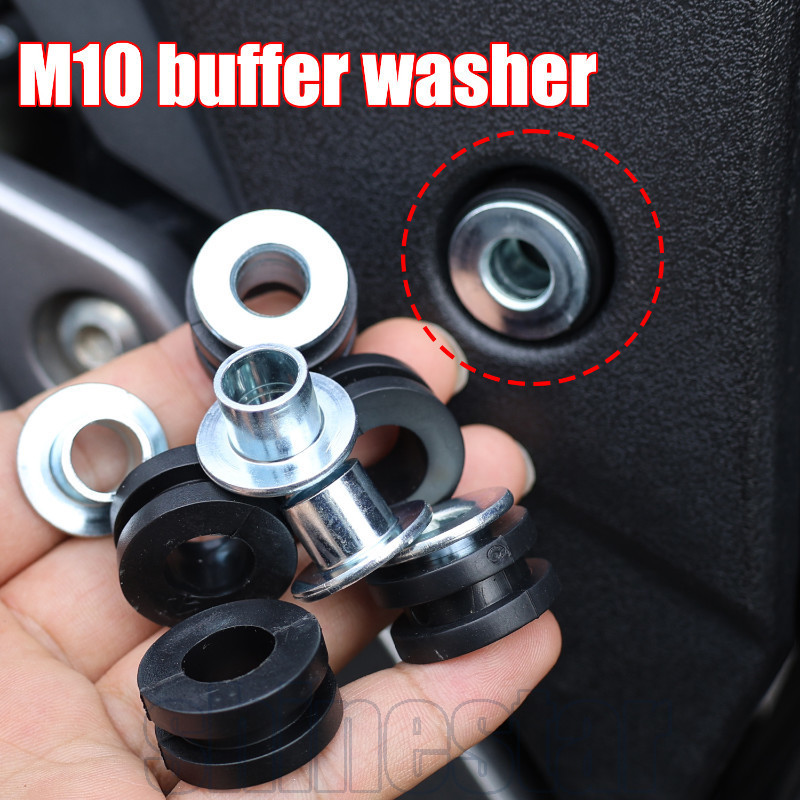 5 Sets M10 Motorcycle Rubber Grommets Gasket Kits - for Windshield ...
