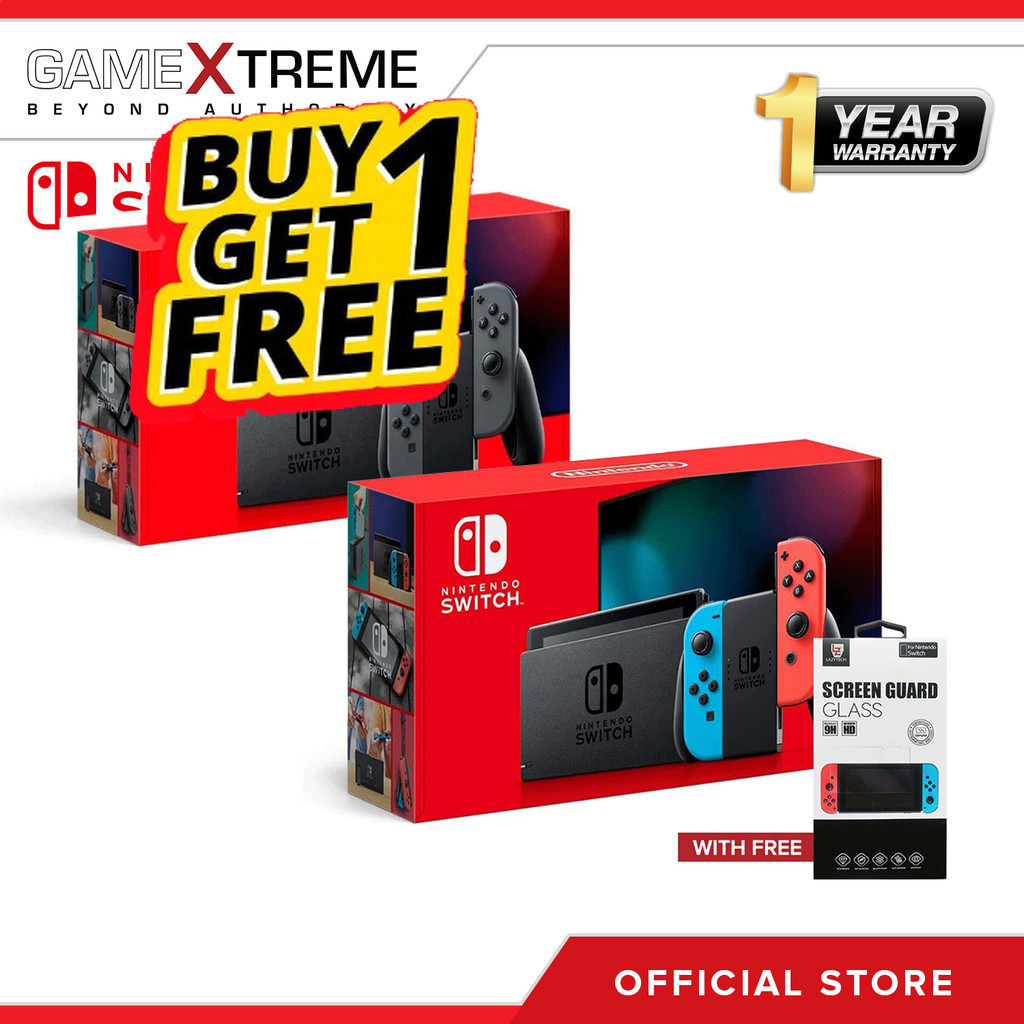 Nintendo Switch Console V2 Improved Battery Life [Asian] with Lazytech ...