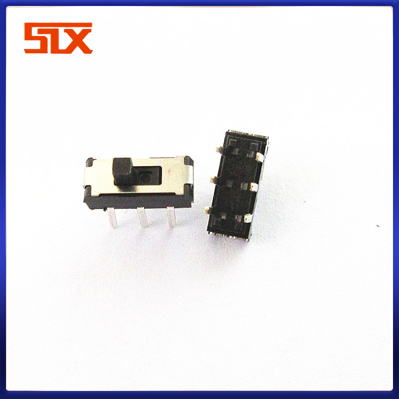 10PCS In-Line Double Row 6 Pins 2-Speed Toggle Switch MSS22D18G2 Two-Speed 2P2T Vertical Handle ...
