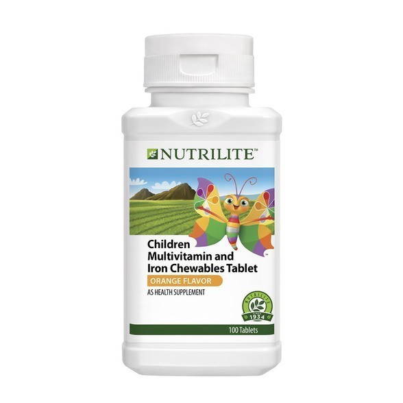 Nutrilite Children Multivitamin And Iron Chewables Tablet (100 Tab ...