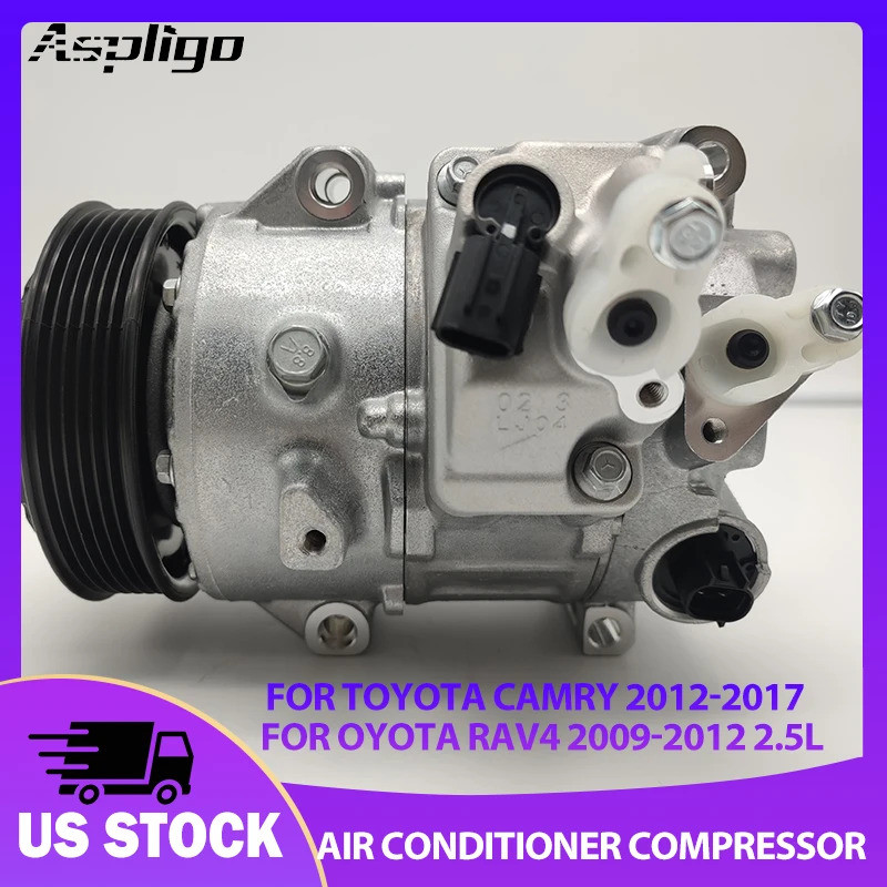 Aspligo 12V Car Air Conditioning Compressor For TOYOTA CAMRY 2012-2017 ...