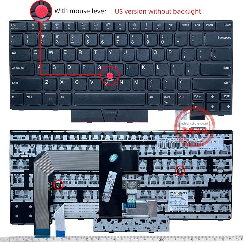 Applicable to IBM Lenovo ThinkPad T470 T480 A475 A485 Notebook Keyboard ...