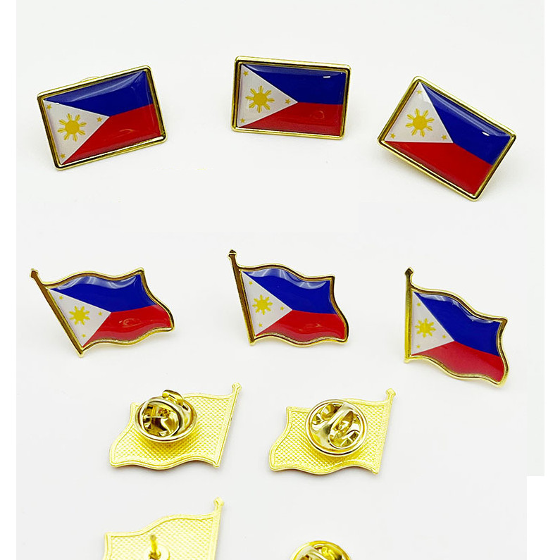 10Pcs Philippines Flag Pin Philippine Brooch Independence Day ...