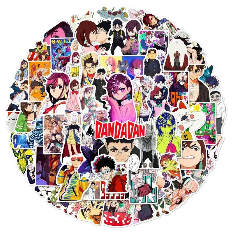 60Pcs/Pack Anime DANDADAN Stickers Ken Takakura Momo Ayase DIY Suitcase ...