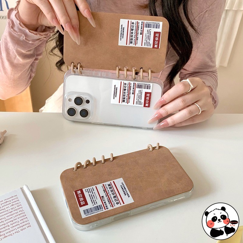 Notebook Design Flip Phone Case For iPhone 16 Pro Max 15 14 13 Pro Max ...