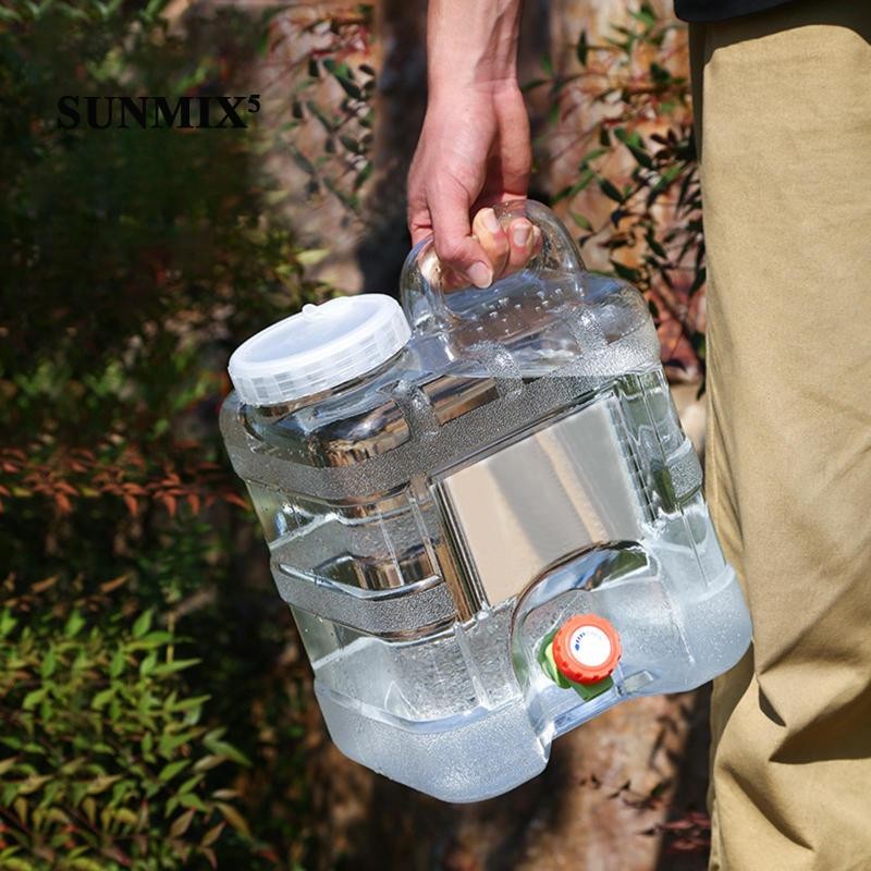 [ Camping Water Container Water Jug with Faucet Multifunction Portable ...