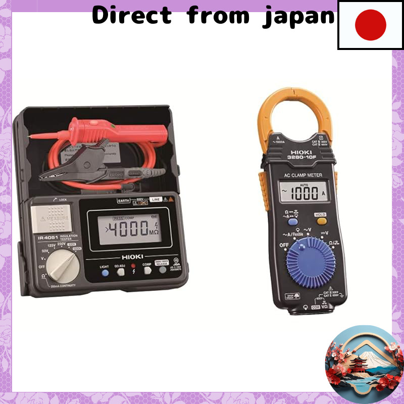 HIOKI 5-Range Insulation Resistance Tester with Switch Lead IR405111 ...