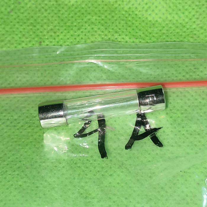 Fuse 4A large fuse 4 A glass tube amperage safety fuse 250v A | Shopee ...