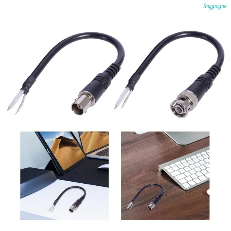 RR PVC BNC Pigtail Cable Male Female to Bare Wire Coaxials Connectors ...