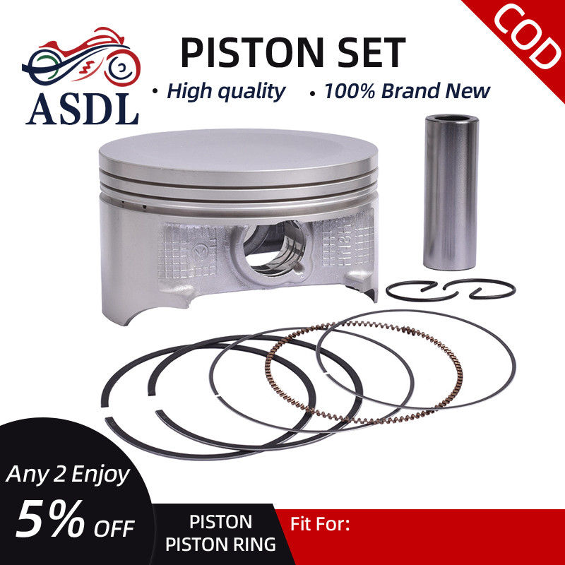 ASDL 1Set Bore Diameter 102 Pin 23mm Motorcycle Engine Piston and ...