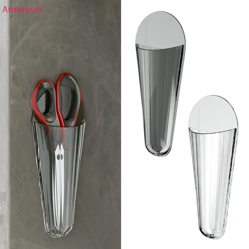 Annasun Wall Mounted Scissor Holder Scissors Storage Box Storage ...