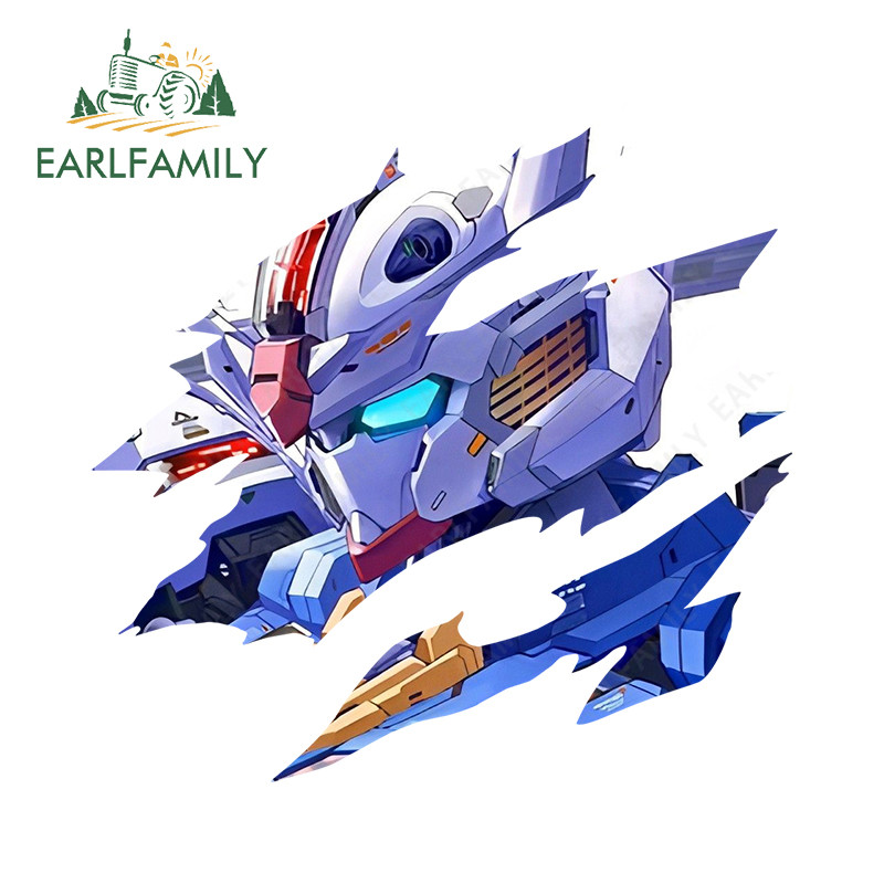 EARLFAMILY 13cm Gundam Tear Car Sticker Cool Bumper Rearview Mirror ...