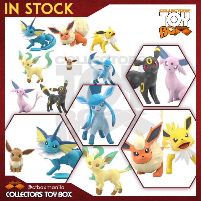 Pokemon Scale World Paldea Region - Eevee Evolution Set | Shopee ...