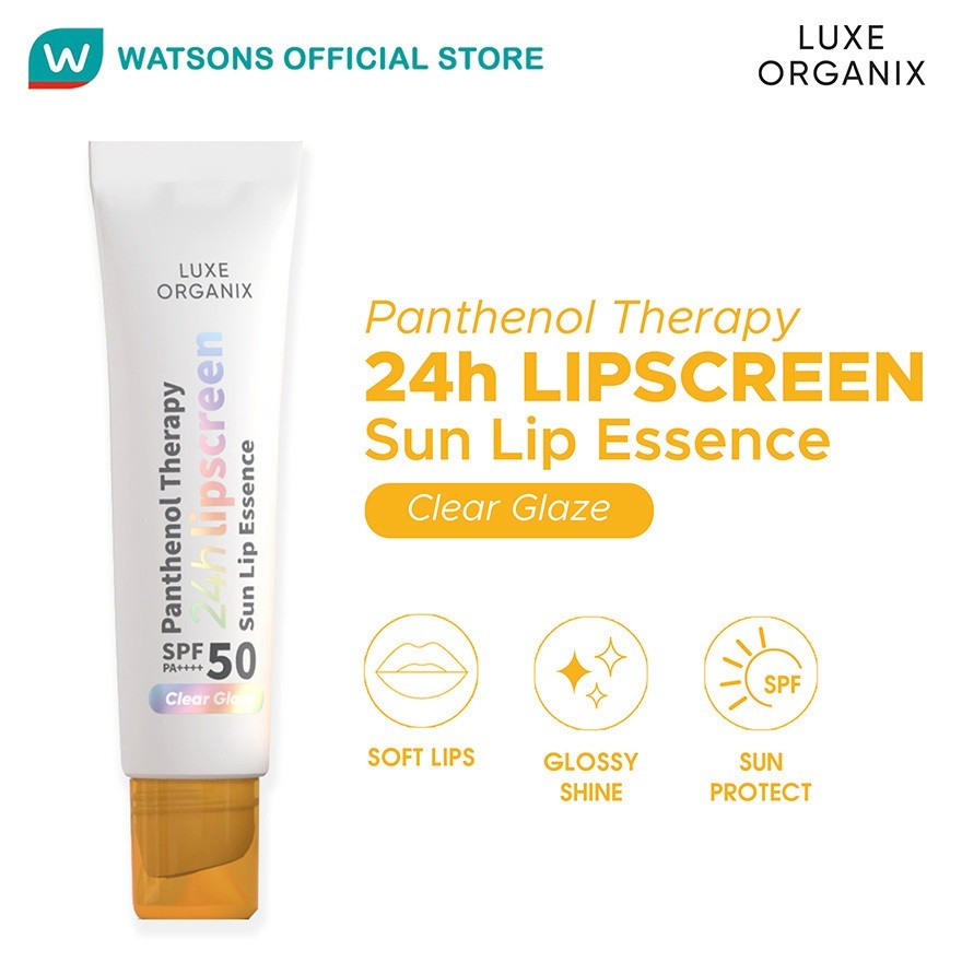 Panthenol Therapy 24H Lipscreen Sun Lip Essence SPF 50 PA++++ 10g Luxe Organix | Shopee Philippines