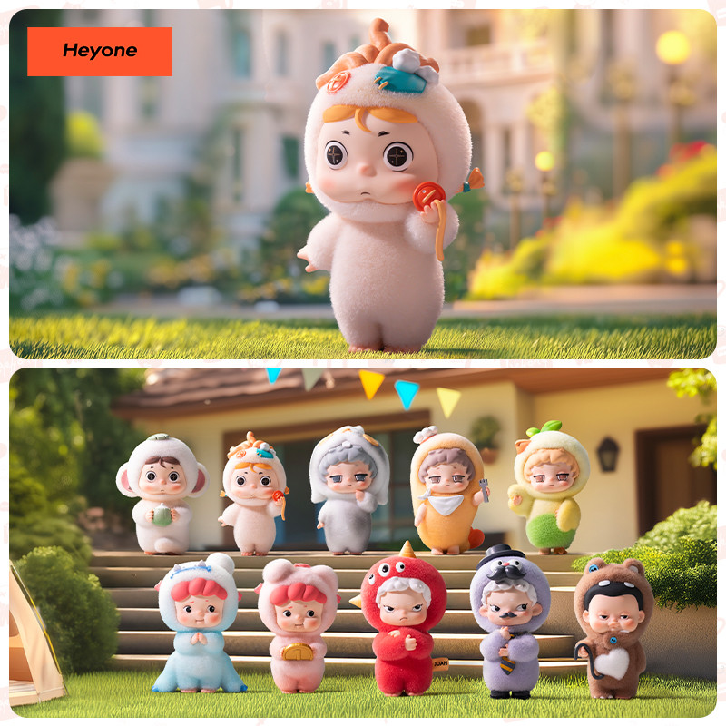 Heyone-Good Friends Costume Party Fluffy Blind Box Flocking Cute Figure ...