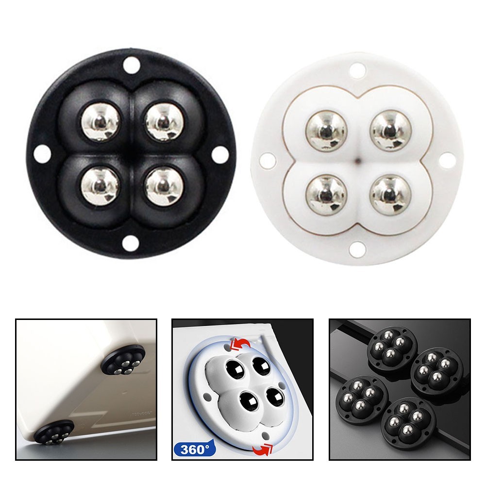 16PCS Mini Caster Wheels with 360 Degree Swivel for Easy Appliance ...