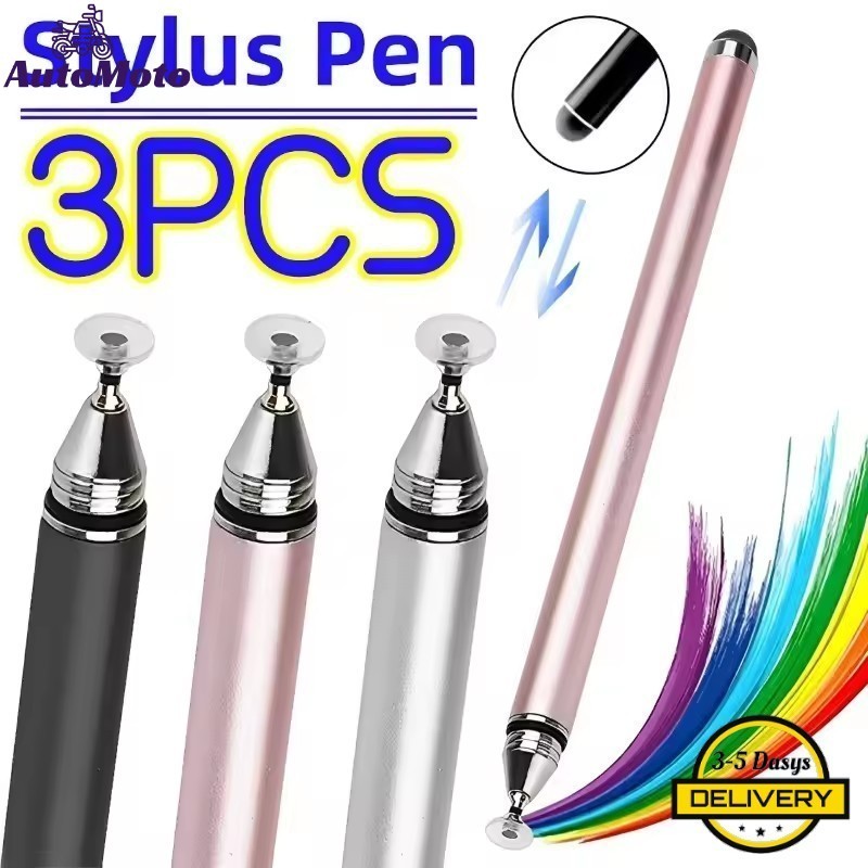 2 In 1 Dual Head Plastic Touch Pen- Mobile Phones Universal Smooth ...