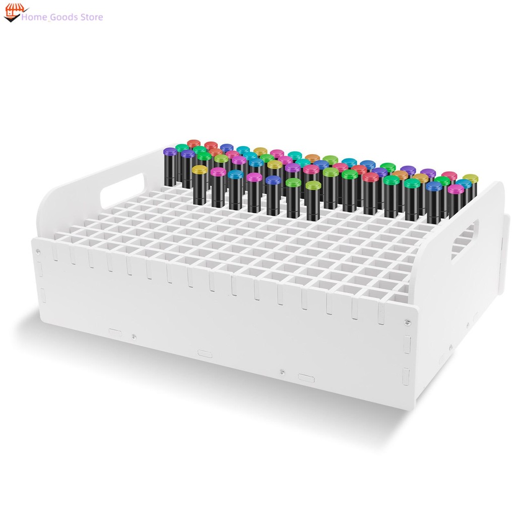 204 Holes Marker Pen Storage Rack Marker Pen Organizer Holder Colored ...