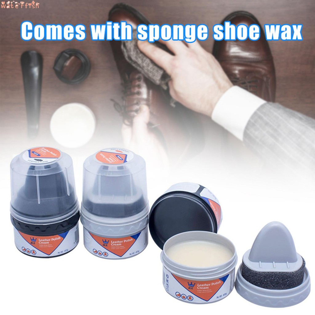Leather Shoe Boot Polish Cream Long-Lasting Nourishing Shoe Polish ...