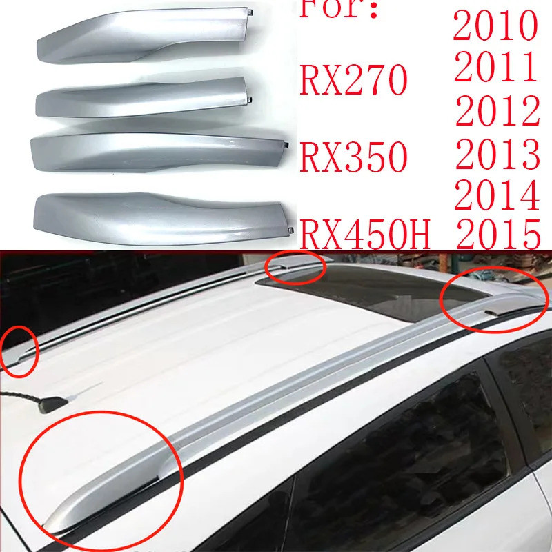 FOR LEXUS RX270 RX350 RX450h ROOF RACK COVER silver Roof Bar Roof Rail ...