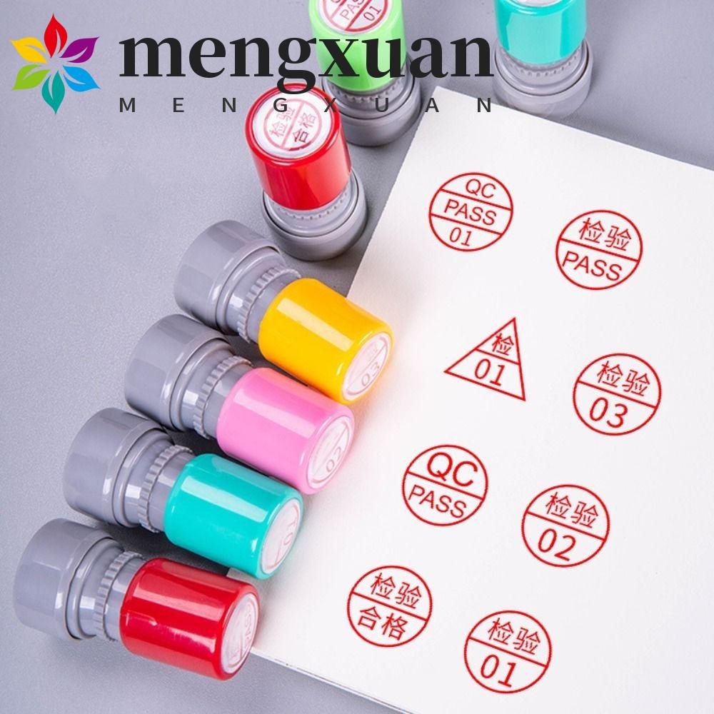 MENGXUAN QA QC Inspect Stamp, Self-Inking Engraved Quality PASS Stamp ...