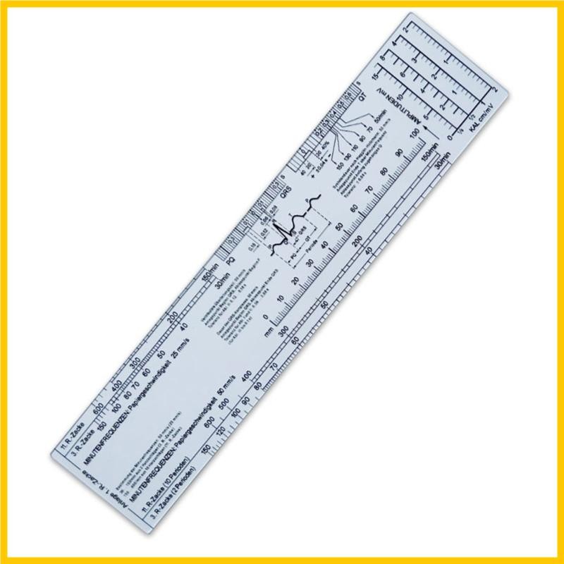 ACE Heart Rate Scale Ruler for Interpretation Measurement Tool ...