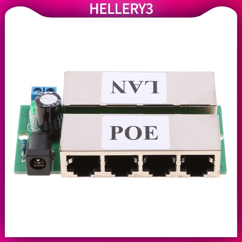 [HelleryQ] 4 Ports POE Power Switch Passive Supply Module Combiner Splitter For Ethernet ...