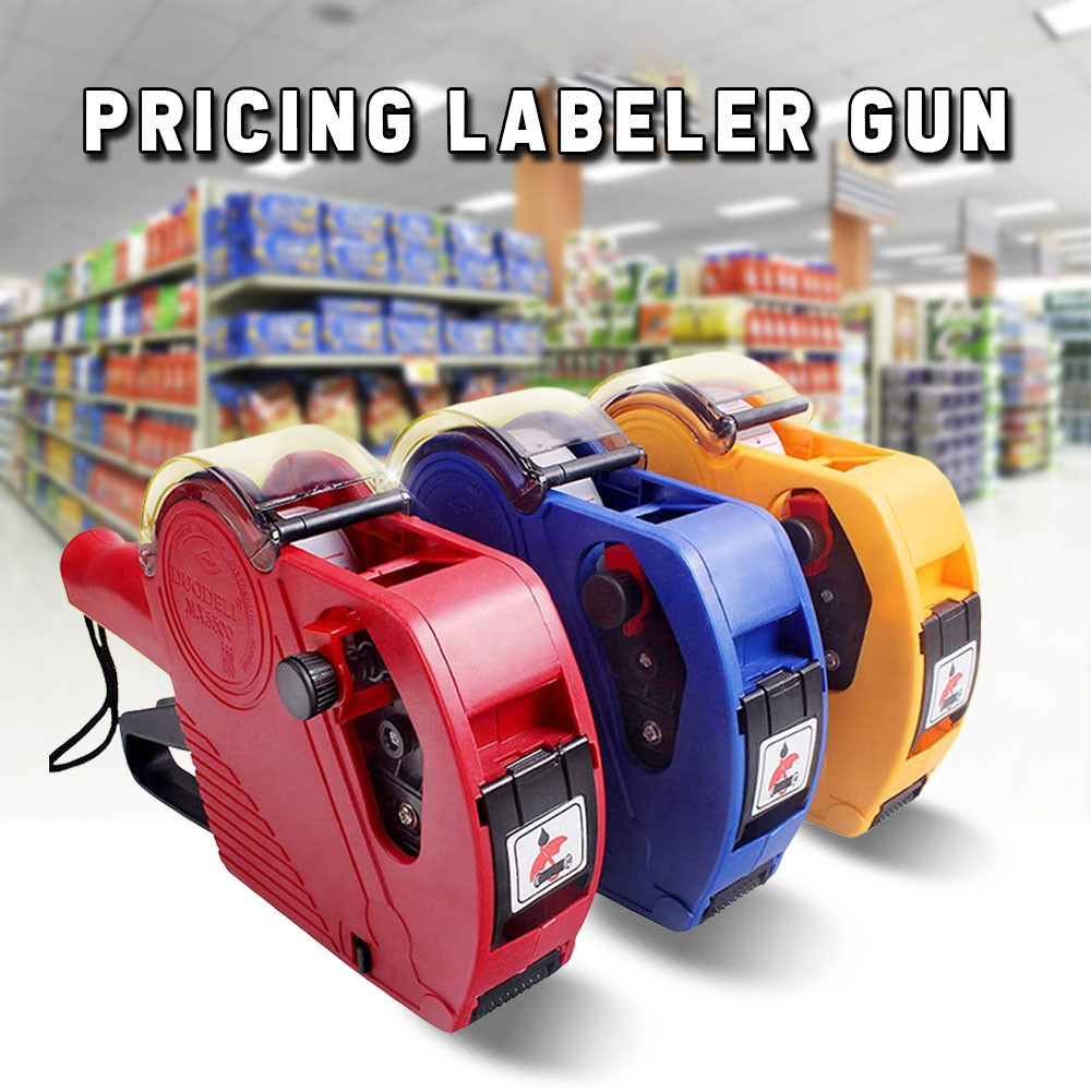 Labeling Machine Red Printer Plays Price Tag Machine Fully Automatic ...