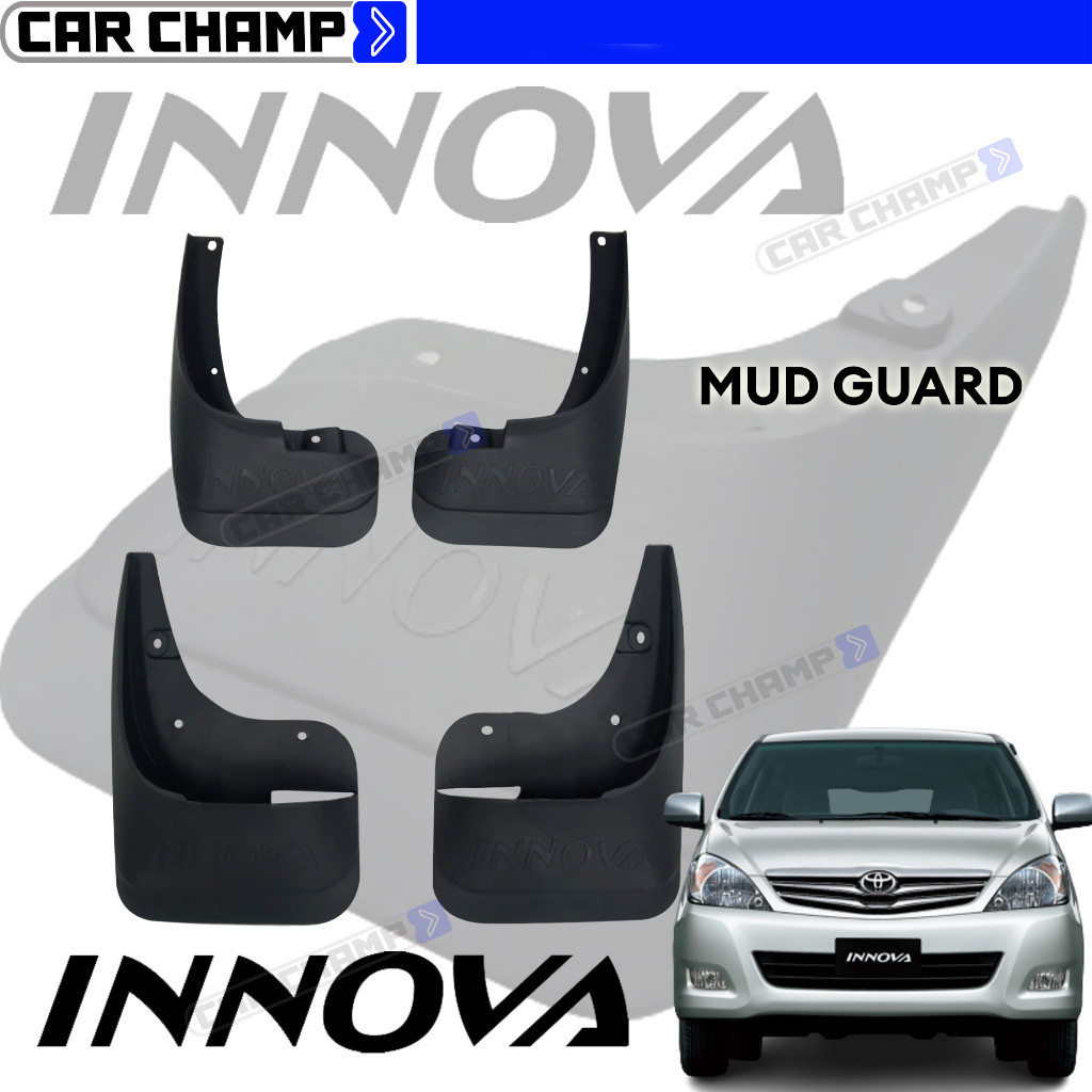 Toyota Innova 2009 to 2015 OEM Mudguard W/ 8PCS SCREWS Mud Flaps Splash ...