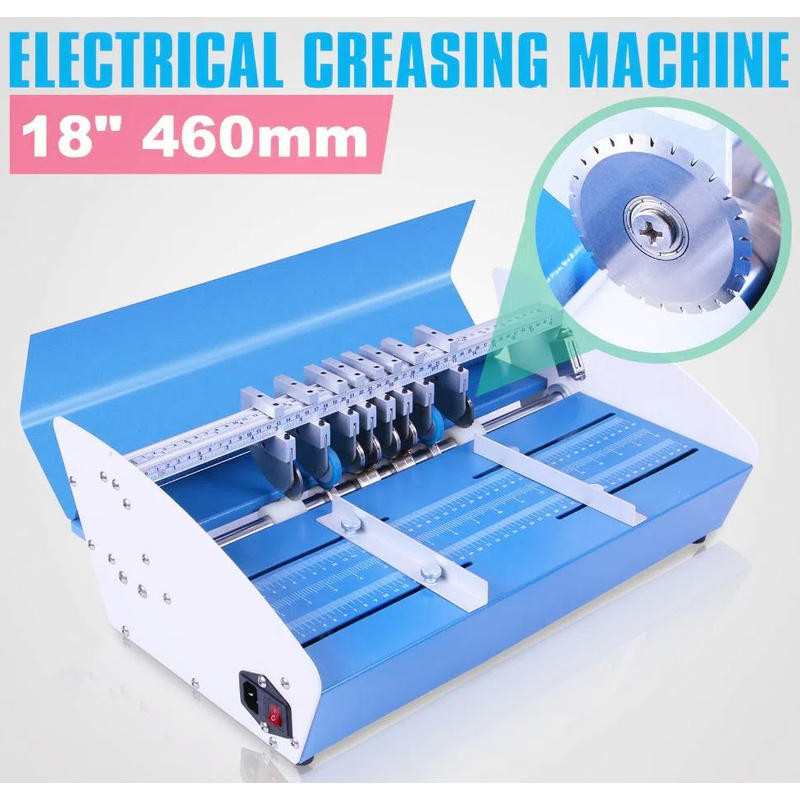 A3 Electric creasing machine electric folding line machine business ...
