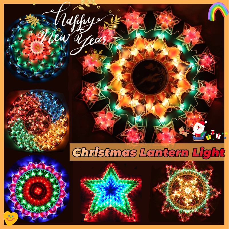 NEWYEAR Colorful Design Christmas Parol / Lantern Design Light Home ...