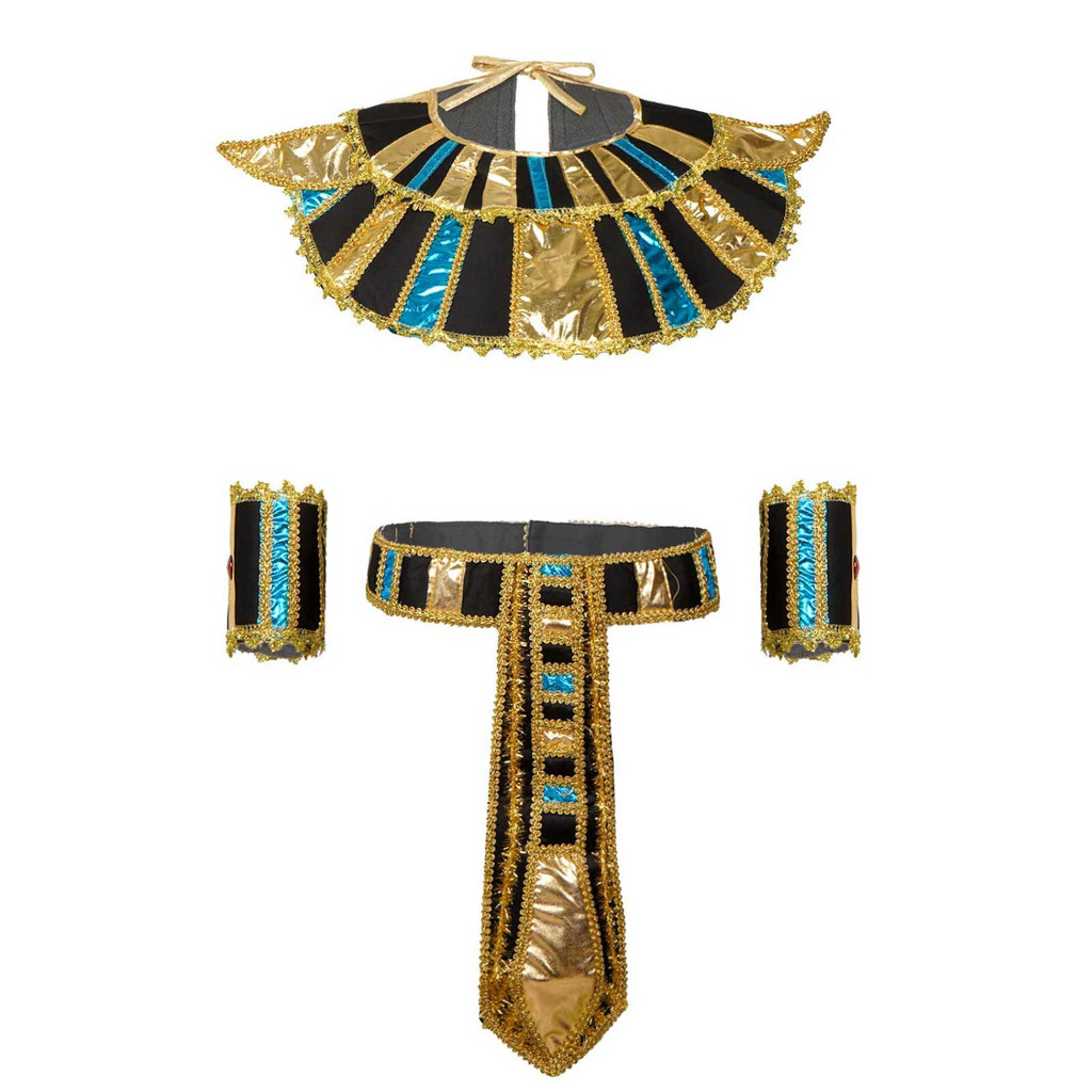 Egypt Pharaoh Priest Cosplay Costume Accessory Cleopatra Egyptian Queen ...